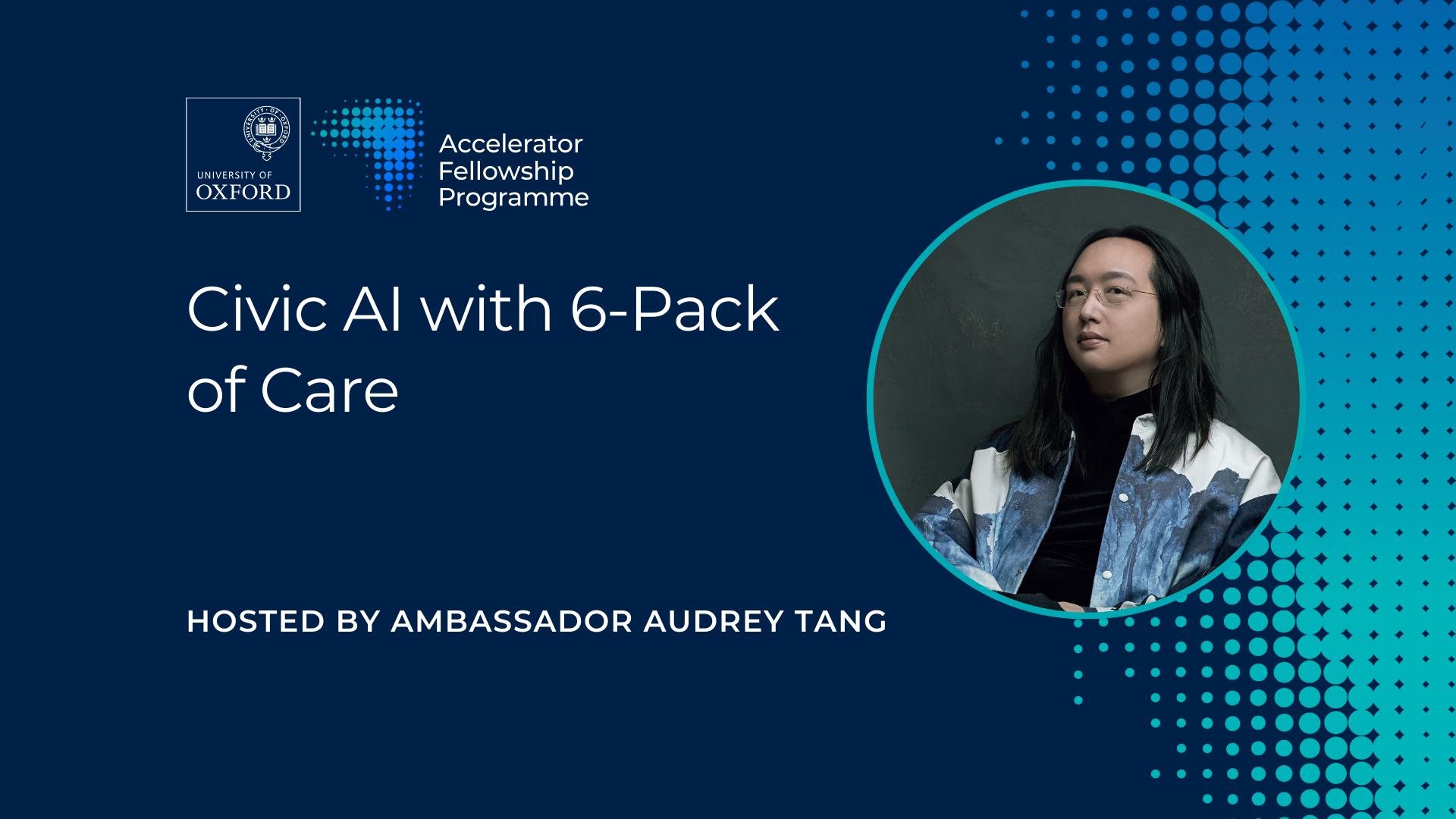Expert Insight Seminar - Civic AI with 6-Pack of Care | Accelerator ...